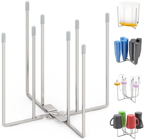 Amazon.com: KORRTFID Foldable Bottle Drying Rack, Baby Bottle Drying ...