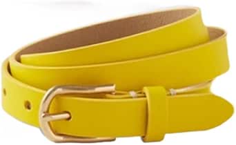 Amazon.com: Coldwater Creek Colorbright Leather Belt, Veranda Green ...