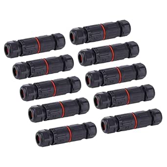 Amazon.com: 3Pin Waterproof Cable Connector, Compact IP68 Waterproof ...