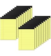 Amazon.com : 2 Pack Yellow Legal Pads 8.5x11 Yellow Notepads 30 Sheets ...