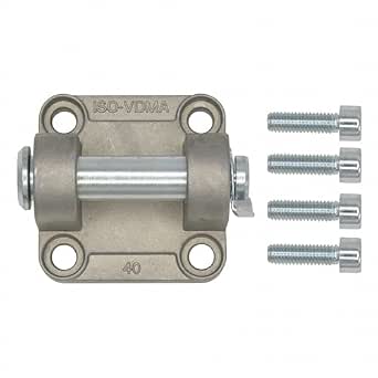 Clevis Bracket: Clevis, Fits 100 mm Bore Dia, 115 mm Overall, Aluminum ...
