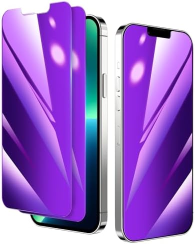 Amazon.com: QUESPLE [2 Pack] Purple Privacy Screen Protector for iPhone ...