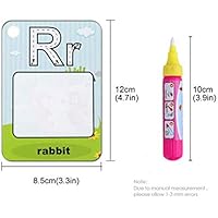 Amazon.com: Coolplay A-Z 26 Alphabet Water Cards, Children Drawing Card ...