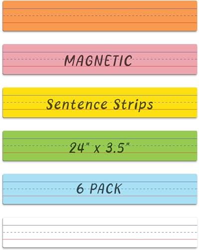 Amazon.com: Godery Dry Erase Sentence Strips Cardstock 2” x 12”, Thick ...