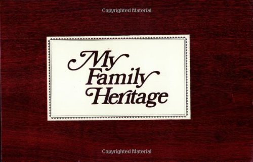 Buy My Family Heritage an Adult Personal History Starter Kit Book ...