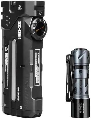 LOOP GEAR SK05 Pro 4360 High Lumens Flat LED Flashlight with 8000mAh Power Bank, Side Lights ...