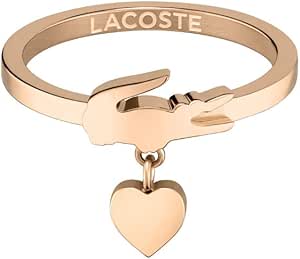 Lacoste Women's LOVE MY CROC Collection Ring in Stainless Steel ...