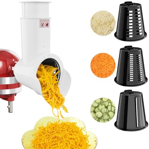 Amazon.com: Slicer&Shredder Grater Attachment Compatible with ...