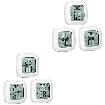 Amazon.com: BESPORTBLE Humidity Meter 6 pcs Pack abs Thermometer Large ...