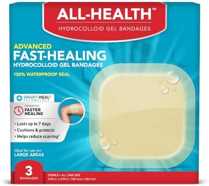 Amazon.com: CVS Health Advanced Healing Hydrocolloid Bandages (Large ...