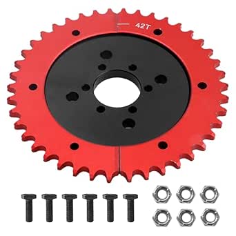 Amazon.com: VCUJSUC Universal Split Sprocket with Adapter 420 Chain 42 ...