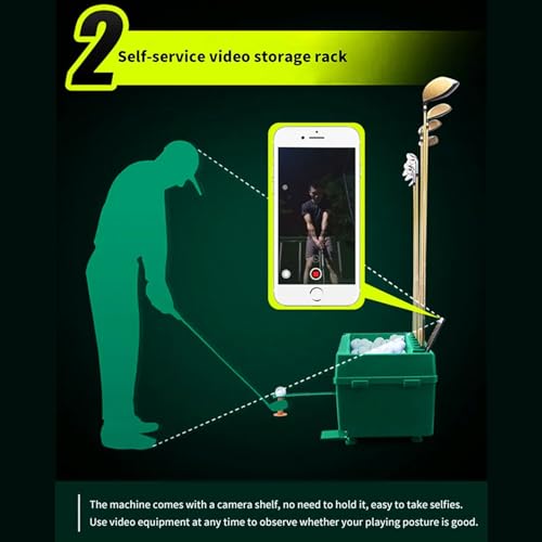 GXLDIANPU Automatic Golf Ball Dispenser, Powerless Automatic Machine ...
