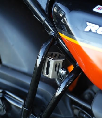 TVS Ronin Right Hand Safety Tank Guard | Black Powder Coated & Heavy ...