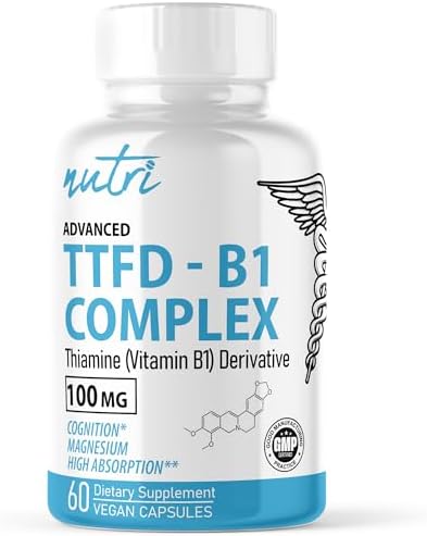 Amazon.com: Nature's Fusions TTFD Thiamine B1 Supplement - 100mg 60 ...