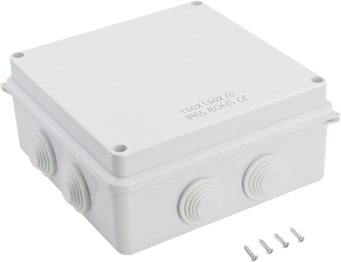 Leviton 42777-1WA Surface Mount Backbox, Single Gang, White, Box Depth ...