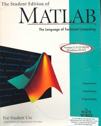 Buy The Student Edition of Matlab (The MATLAB curriculum series) Book ...