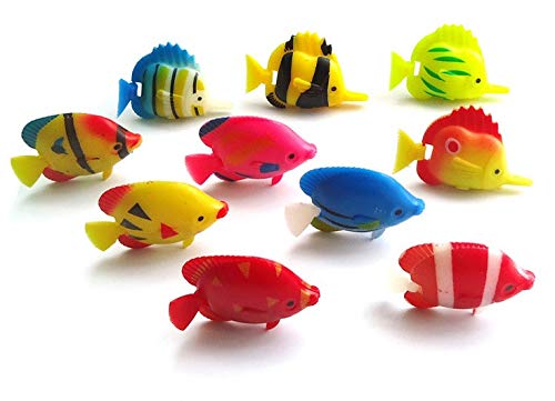 PetzLifeworld Aquarium Plastic Floating Fake Fish Random Style/Colour ...