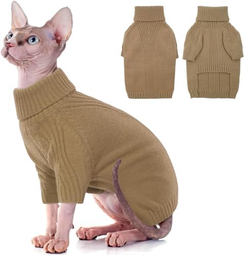 KATZINST - Maglione dolcevita per cani, gatti, cuccioli e cani di ...