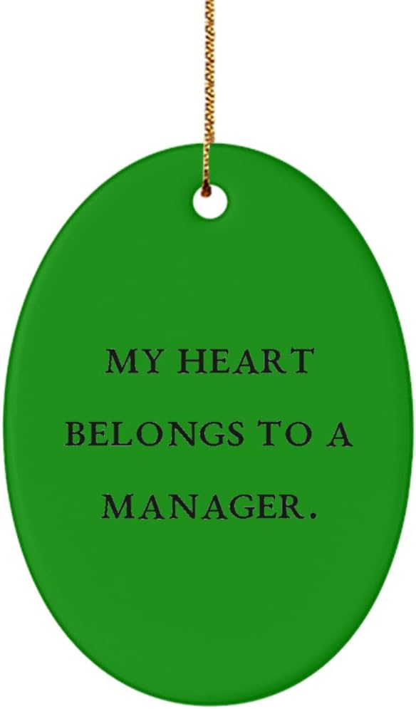 Amazon.com: Surprise Manager Gifts, My Heart Belongs to a Manager ...