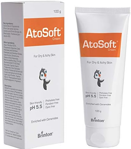 Brinton Atosoft Baby Cream Enriched with Ceramides for Dry & Itchy Skin ...