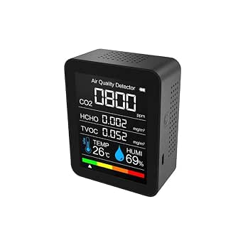 Air Pollution Meter With Digital display and alarm : Amazon.in ...