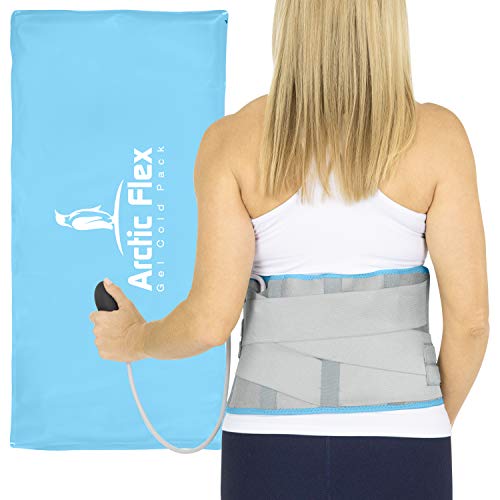 Vive Back Support Belt with Inflatable Compression Pump - Gel Brace ...