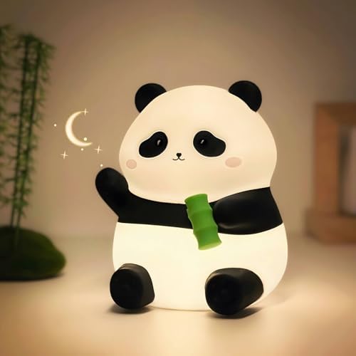 Amazon.com: FAMIDUO Cute Panda Lamp, LED Panda Night Light for Kids ...