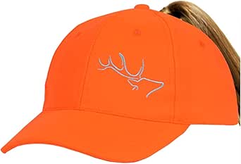 EDTREK Womens Performance Cap Hat with Ponytail Hole - Camo and Blaze ...