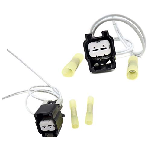 SecosAutoparts 2Pcs Engine Cooling Fan Motor Connector Compatible with ...