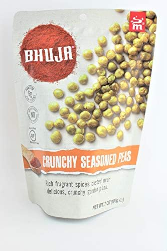 Amazon.com: Bhuja Snacks - Crunchy Seasoned Peas - Case of 6 - 7 oz ...
