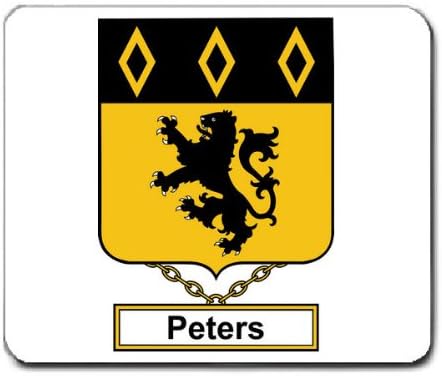 Amazon.com: Peters Family Crest Coat of Arms Mouse Pad : Office Products