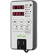 BN-LINK Timer Outlet Short Period Repeat Cycle Intermittent Digital ...