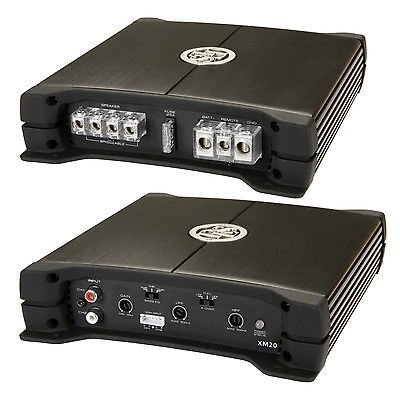 DLS XM20 2-Channel Class AB 200W Car Stereo Amplifier with - Want It All
