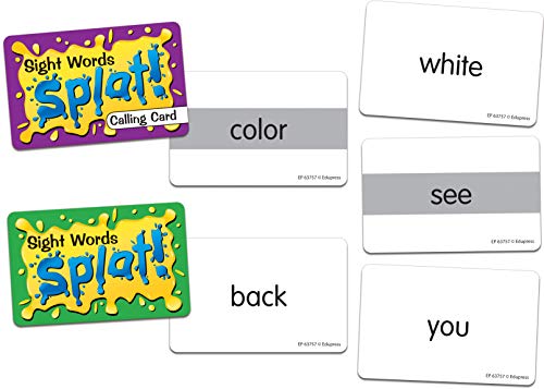 Snapklik.com : Edupress Sight Words Splat Game Grades K-1