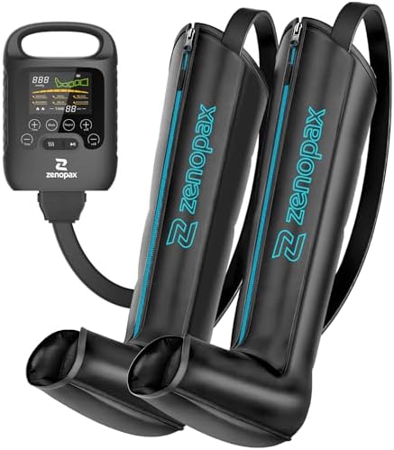 Amazon.com: Leg Compression Massager with Overlapping Airbags, Full Leg ...