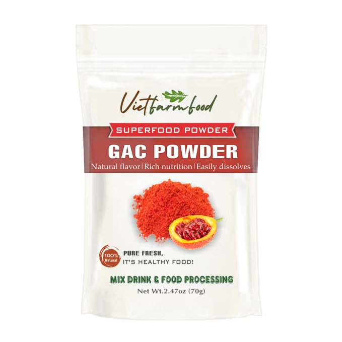 Amazon.com: GAC POWDER 2.47 oz (70g) VIETFARMFOOD: Pure freeze-dried ...