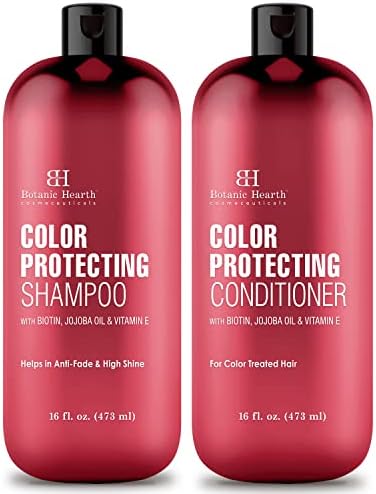 Amazon.com : Botanic Hearth Color Safe Shampoo and Conditioner Set For ...