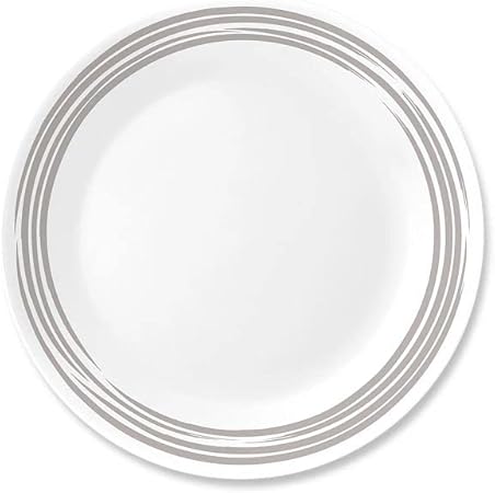 Amazon.com | Corelle® Brushed Silver 10.25" Dinner Plate: Dinner Plates