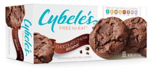Amazon.com: Cybele's Free to Eat Chocolate Chunk Brownie Cookies (Pack ...
