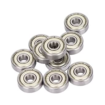 10Pcs 626Z Ball Bearing, 6x19x6mm Stainless Steel Double Shielded Deep ...