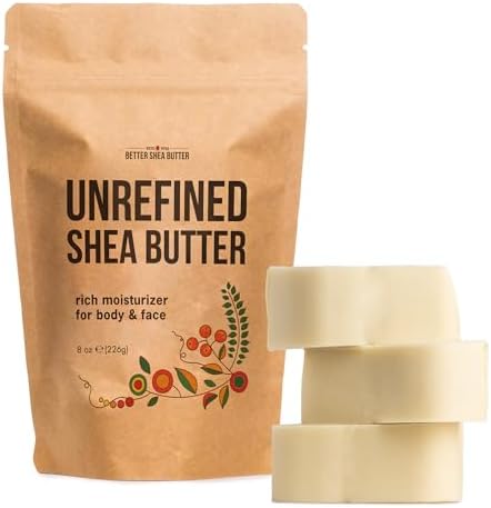 Amazon.com : Raw Shea Butter – 100% Pure Unrefined African Shea Butter ...