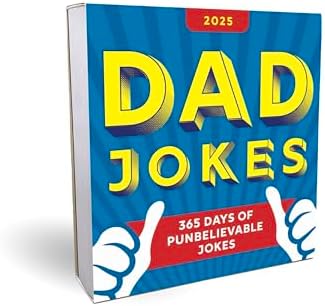 2025 Dad Jokes Boxed Calendar: 365 Days of Punbelievable Jokes (Daily ...