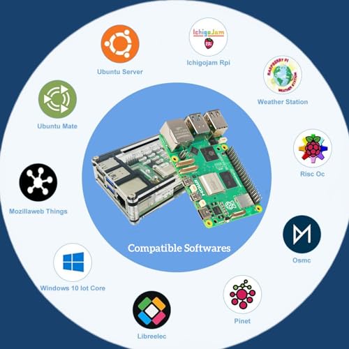 Snapklik.com : Vemico For Raspberry Pi 5 8GB Starter Kit