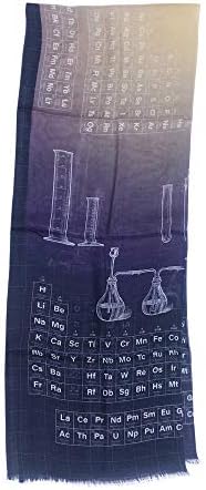 Amazon.com: Periodic table of elements scarf with gradient : Clothing ...