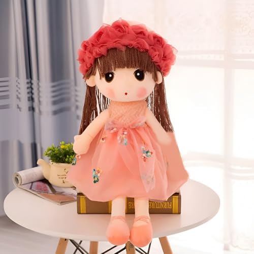 Tickles Princess Doll with Flower Hat Gudiya Soft Stuffed Plush Toy for ...