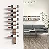 J JACKCUBE DESIGN Wall Mount Wine Rack Organizer for 9 Bottles, Elegant ...