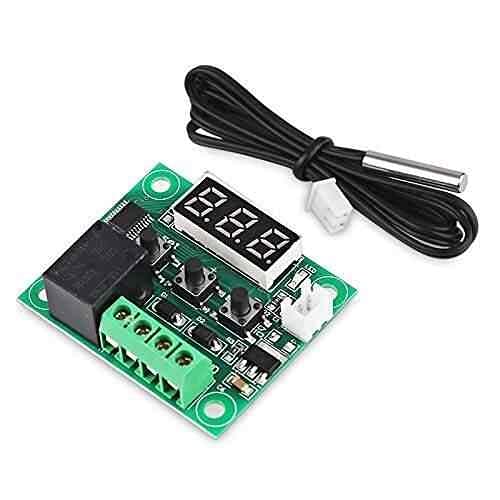 Scriptronics® W1209 Digital LED DC 12V + NTC Sensor Heat Cool temp ...