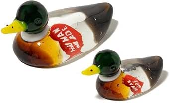 Amazon.co.jp: HUMAN MADE DUCK PAIR GLASS FIGURINE : Home & Kitchen