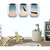 Amazon.com: Sewroro 3pcs Airplane Wing Stickers, Sunrise Three ...