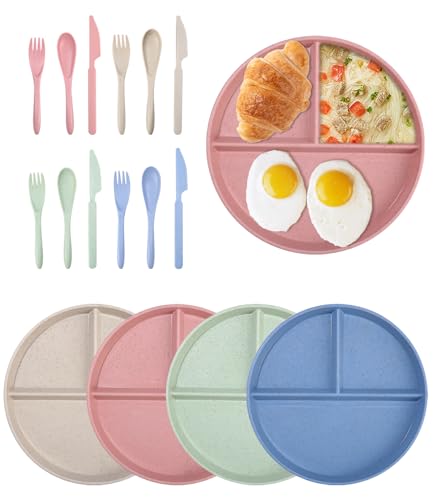 Plato con divisiones para dieta: la solución perfecta - Mi Hogar